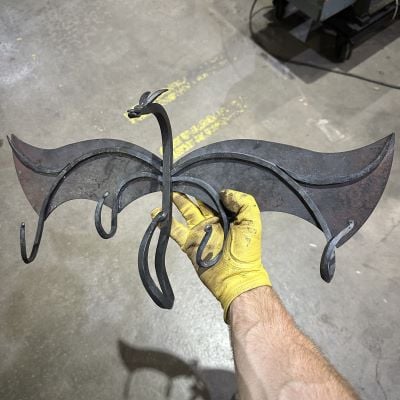 Dragon Coat Rack: Beginner-Intermediate Metalworking - The Curious Forge